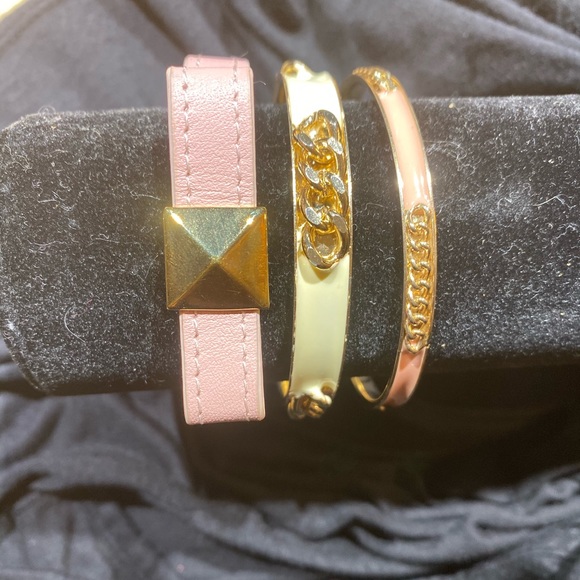 Jewelry | Dainty Pixie Pink Slender Bangle | Poshmark